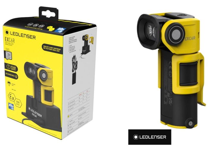 LED LENSER ATEX Zone 0/21 EXC6R Ultra-Compact Versatile Professional ...