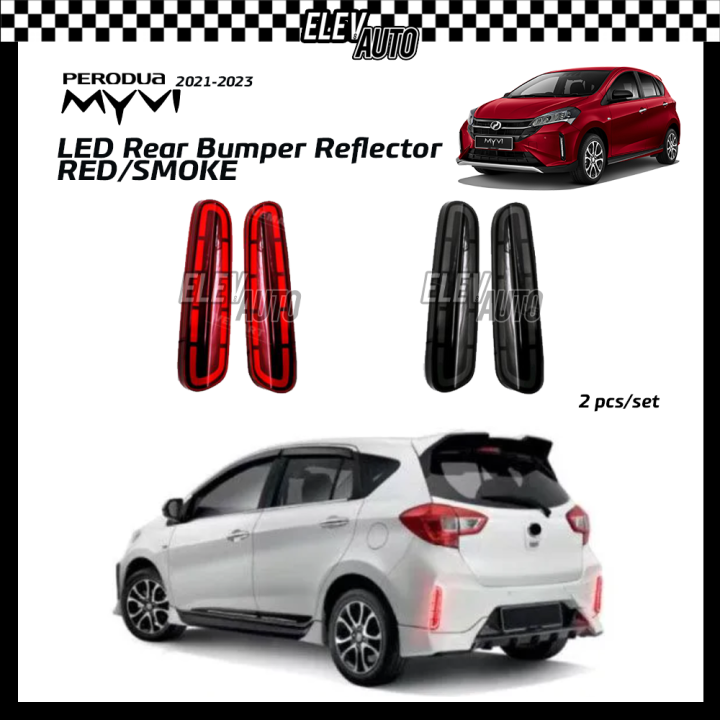 Perodua Myvi Facelift 2022 2023 LED Rear Bumper Reflector Lamp Light ...