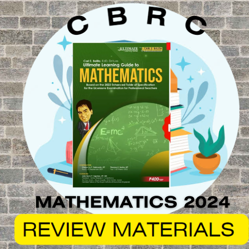 Ready Stocks New CBRC Mathematics Majorship (2024 Edition) LET Reviewer ...