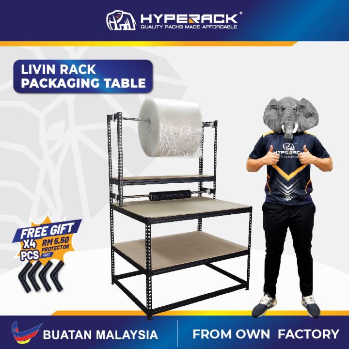 🐘[FREE SHIPPING] HYPERACK™️ Heavy Duty Packaging Table Online Seller ...