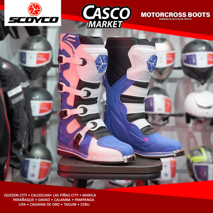 SCOYCO MBM-006 MOTOCROSS OFFROAD RACING BOOTS | Lazada PH