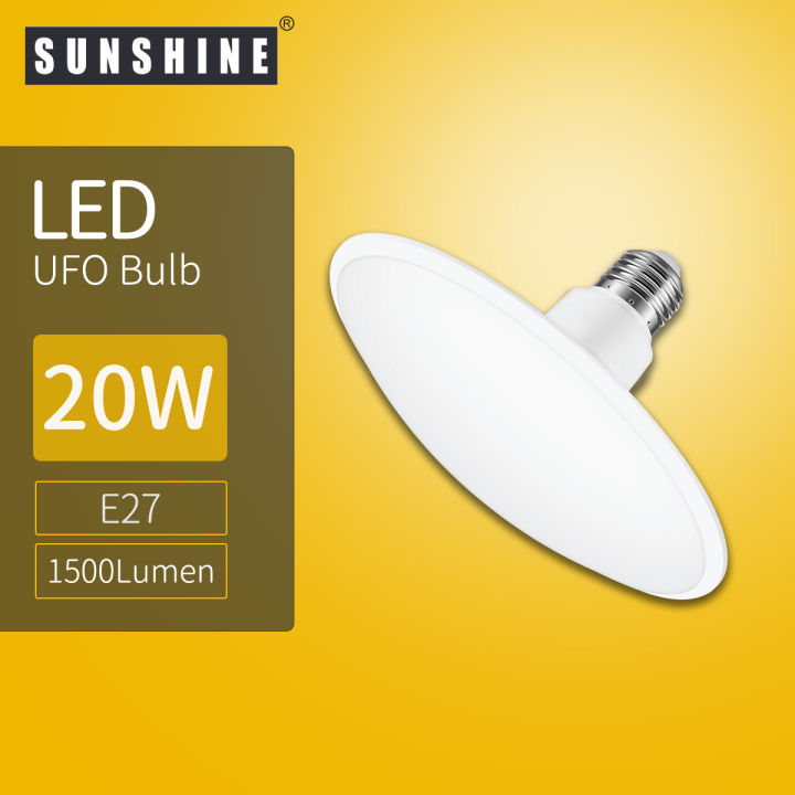 SUNSHINE LED UFO Light Bulb E27 20W / 24W / 36W , Suitable Replacement ...