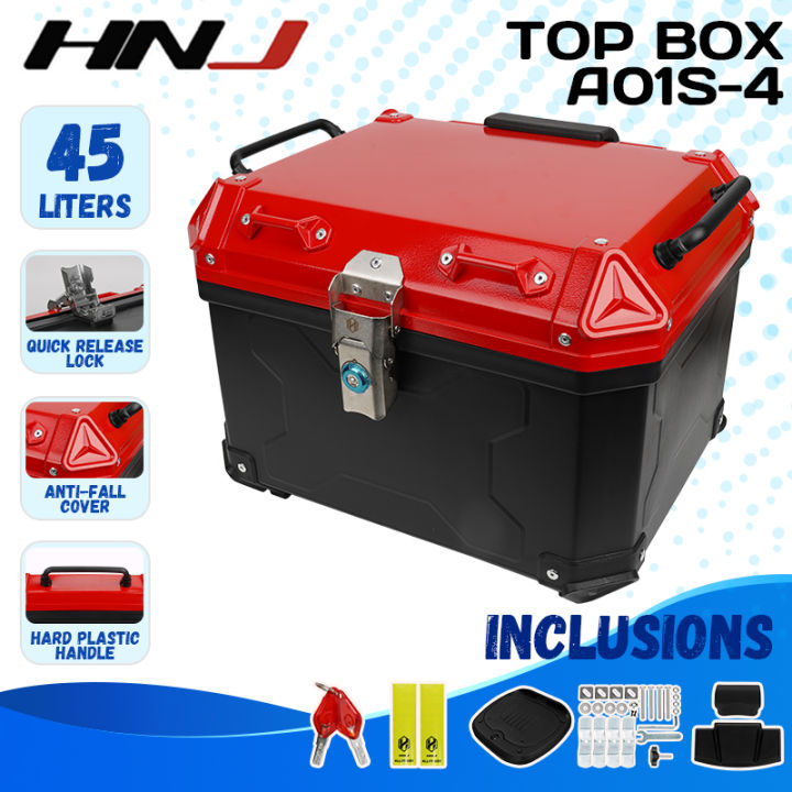 HNJ A01S-4 Top Box storeage compartment for motorcycle 45 liters motor ...