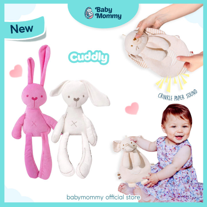 ReadyStock Quality Baby Bunny Soft Toy Plush Toy Baby Soothing Toy ...