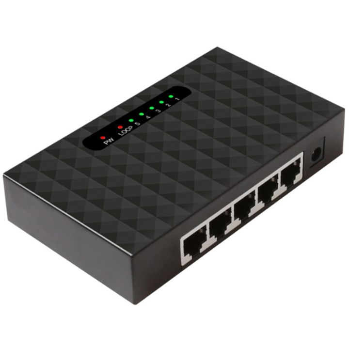 (CPOV) 5 Port Gigabit Switch Network Ethernet Switch Smart Vlan Network ...