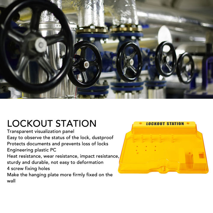 Lockout Tagout Station Kit Lockout Tagout Station Snap Mounting for ...