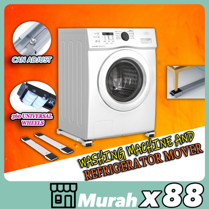 【Heavy Duty】Adjustable Movable Wheel Special Base Washing Machine and ...