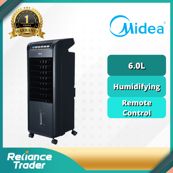 Midea Air Cooler with Humidifying Function (6.0L) MAC-106A | Lazada