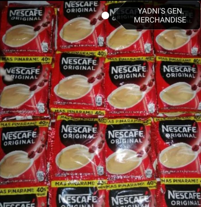 Nescafe 3 in 1 original single pack x 30s | Lazada PH