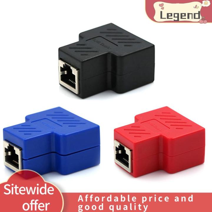 Legend RJ45 Splitter Adapter Dual LAN Ethernet Socket Network ...