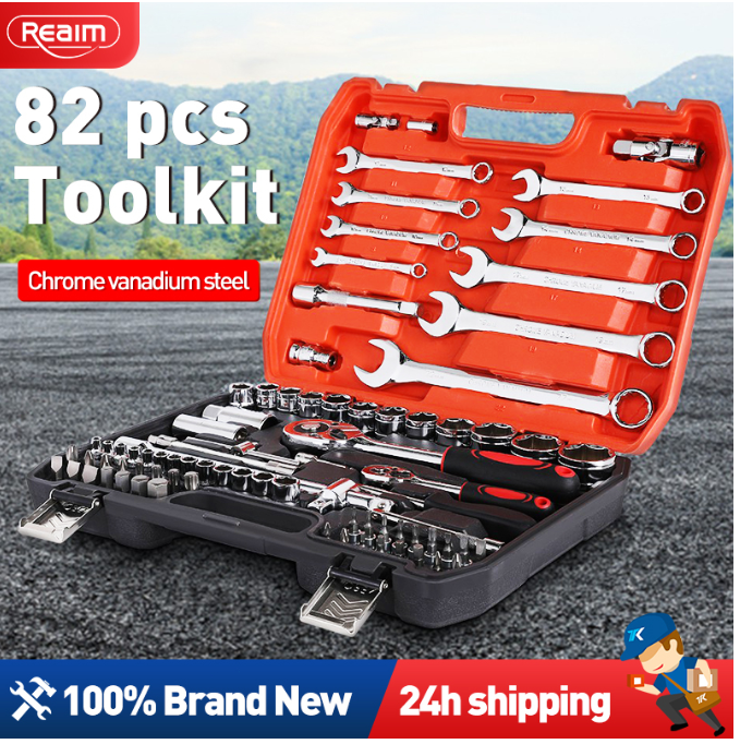 ASSORTED/RANDOM Tools Socket Wrench Set Car Torque Tool Box Motorcycle ...