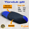 Cover Jok Motor Model Tanduk 3D untuk PCX, NMAX, Scoopy, Vario, Beat ...