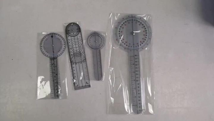 LZD Supply Ruler Corner Ruler Set 6812 Inch Ruler Orthopedic Goniometer ...