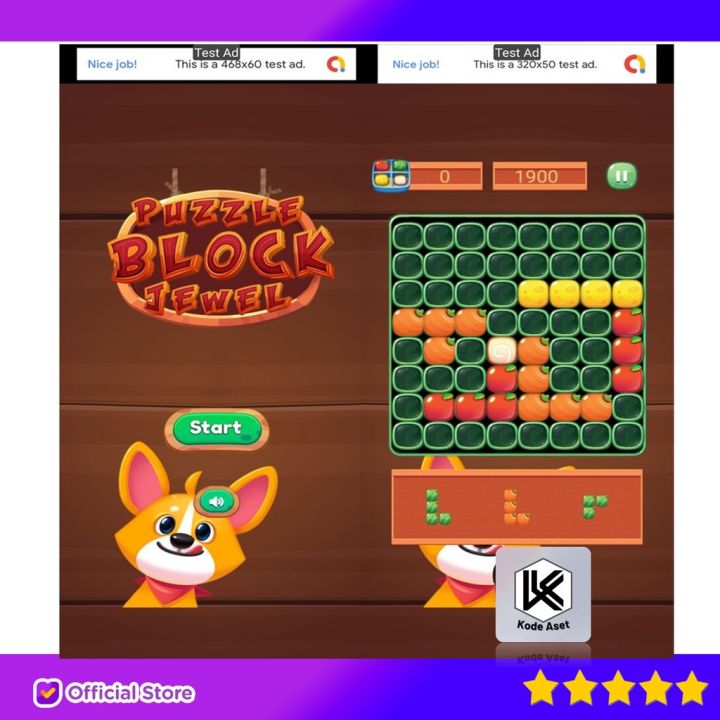 SOURCE CODE APLIKASI PUZZLE BLOCK JEWEL V6 (ADMOB + GDPR + ANDROID STUDIO) BY KODEASET | Lazada ...