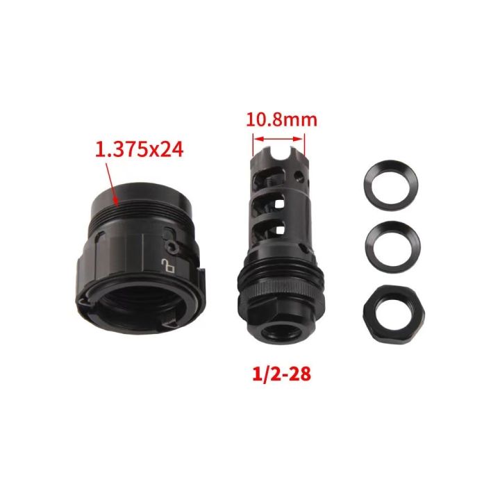 Mount Quick attach Detach Steel mount Adapter 1/2x28 5/8x24 muzzle ...