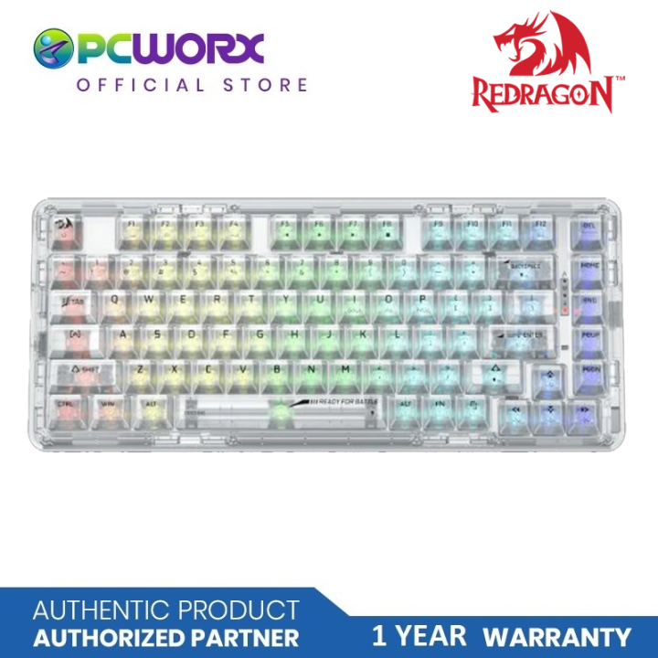 Redragon K649CT RGB ELF PRO Mechanical Keyboard Crystal | Mechanical ...