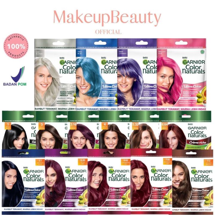 GARNIER Color Natural Express Cream / Ultra Color Sachet | Lazada Indonesia