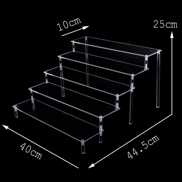 Acrylic Display Stand Ransparent Ladder Shelf Hand-made Figure Toy ...