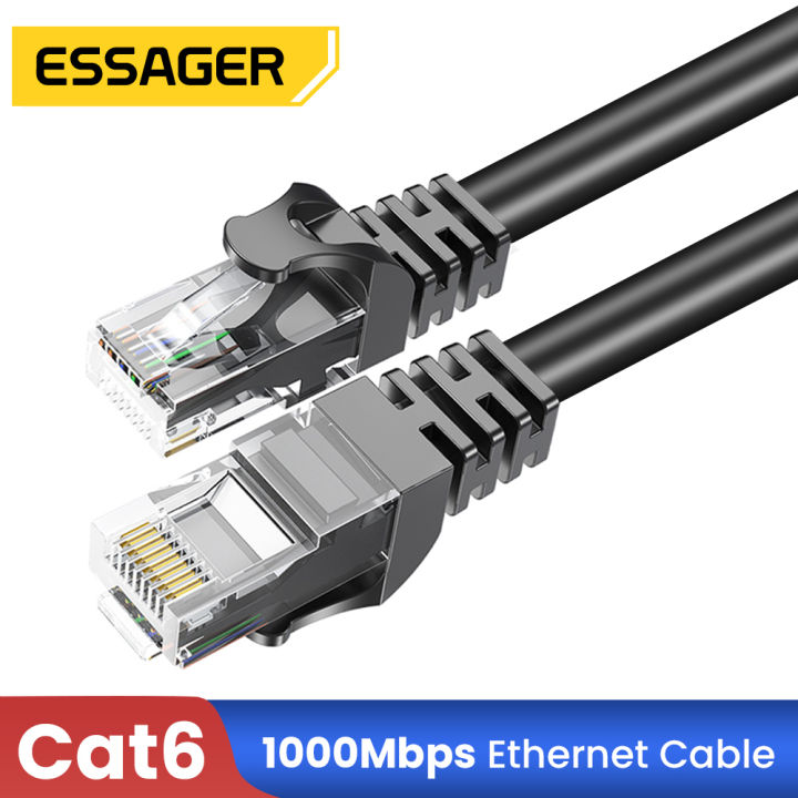 Essager Ethernet Cable Cat6 Lan Cable 10m Utp Cat 6 Rj 45 Splitter
