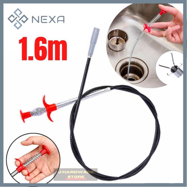 NEXA Steel Plumbing Clog Drain Remover Spring Pipes Dredge Cleaner ...