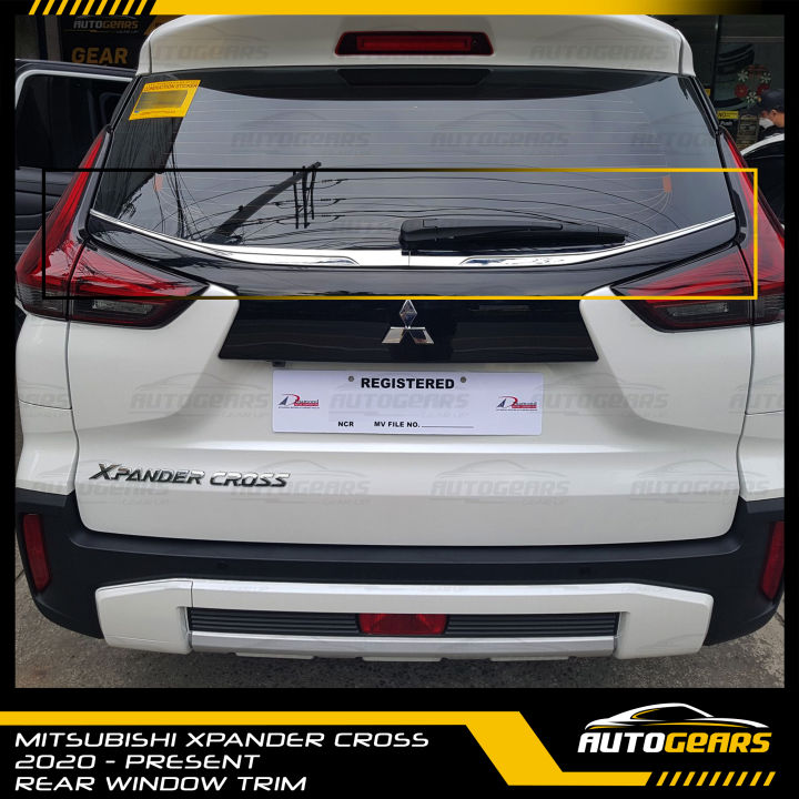 Mitsubishi Xpander (2019 - 2022) Rear Window Cover Chrome | Lazada PH