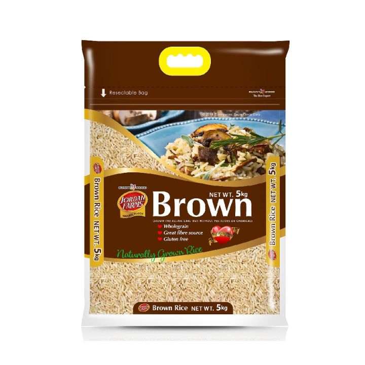 Jordan Farms Organic Brown Rice (5kg) - [Same Day Delivery cut off at ...