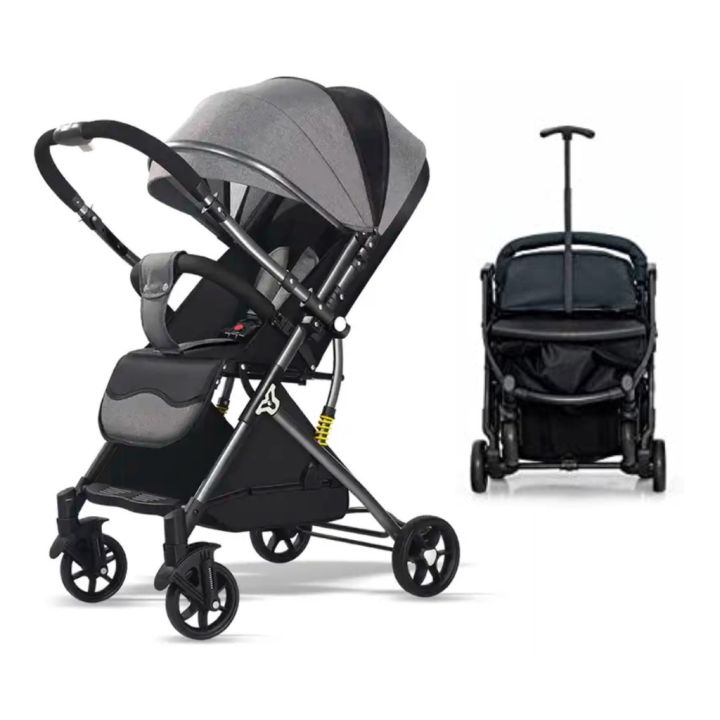 Stroller baby Two 2 Ways Facing Reversible Parent Facing Travel Compact ...