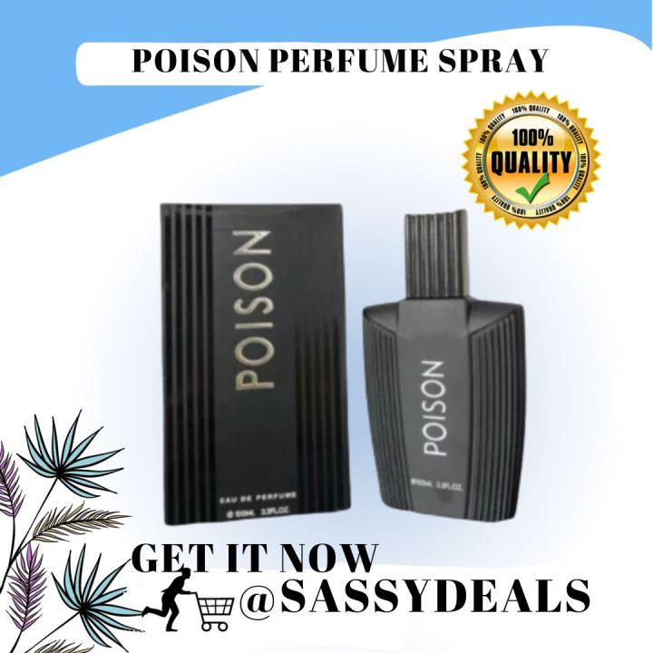 POISON PERFUME SPRAY FOR MEN 100ML | Lazada PH