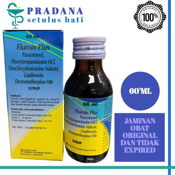Flumin Plus Sirup 60 ml | Lazada Indonesia