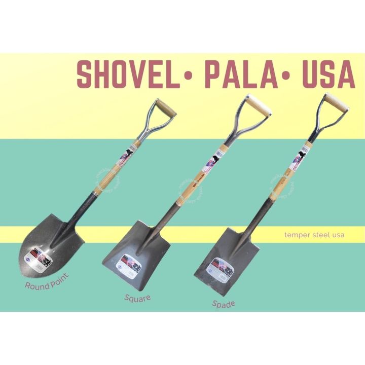 Shovel Pala USA Pang Hukay Pang Tanim Pang Halo Pang Palay. Hugis: ️ ...