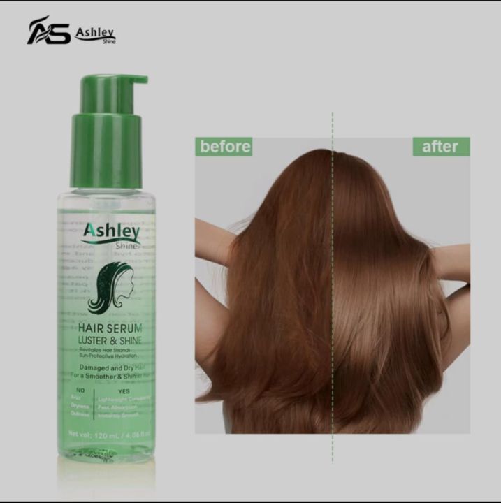 Ashley shine hair serum Luster and shine 120ml 1pc | Lazada PH