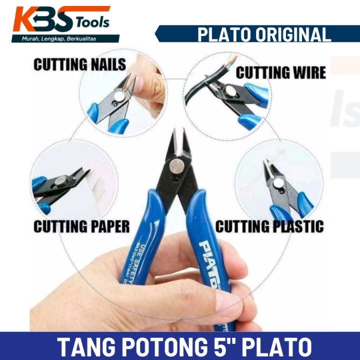 Tang Potong 5 PLATO model 170 - Tang Potong Kawat Plastik Gunpla Mokit ...