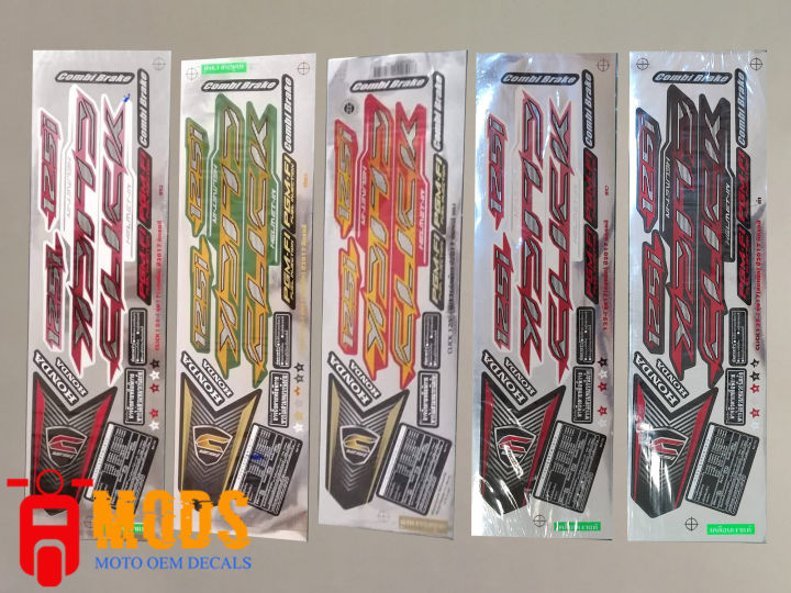 HONDA CLICK V1 125/150i ORIGINAL THAILAND MADE Stock Decal/Sticker ...