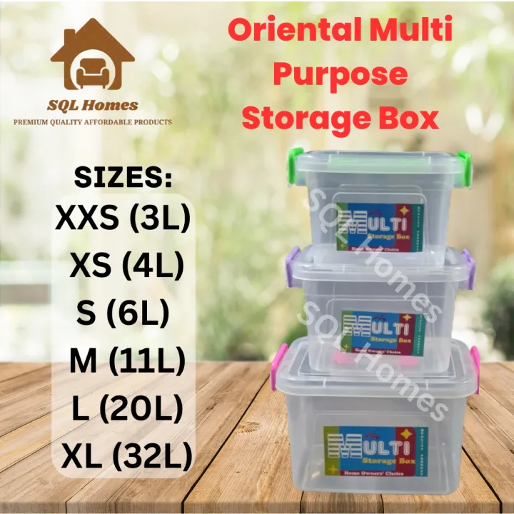Oriental Durable High Quality Multi-Purpose Storage Box w/Handle | SB1 ...