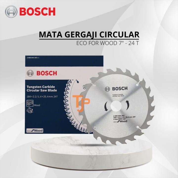 BOSCH MATA GERGAJI CIRCULAR 7" - 24T ECO FOR WOOD PN.2608644303 ...