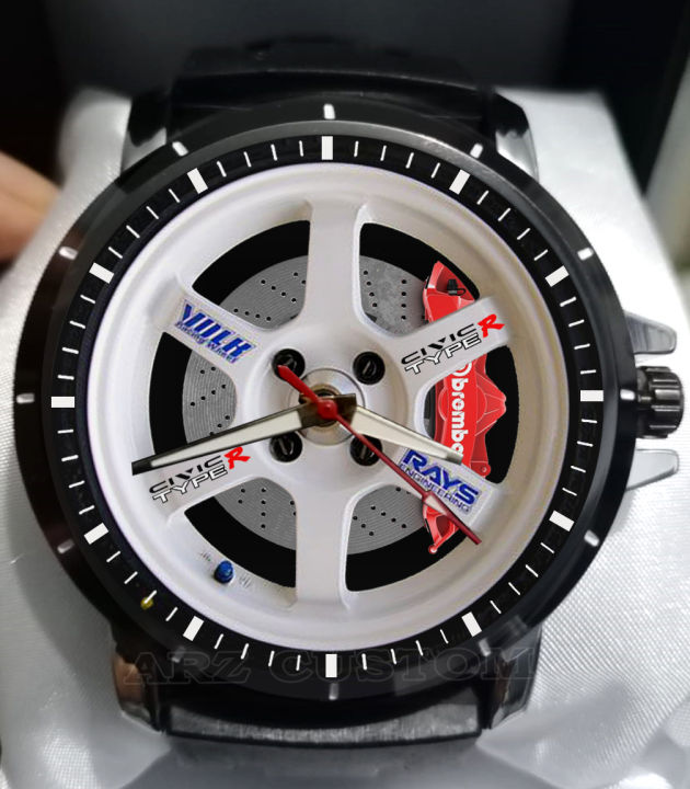 Jam Tangan Custom Volk Rayz Putih Civic | Lazada Indonesia