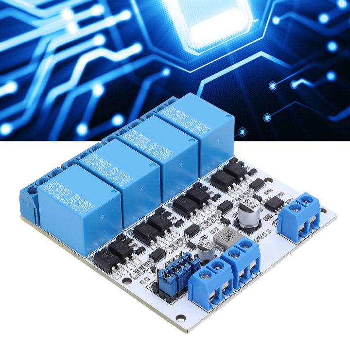 Relay Module with Optocoupler Adjustable High Low Level Control GPIO ...