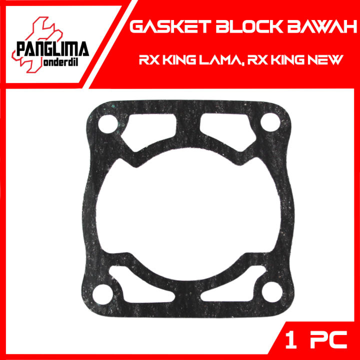 Gasket Block Bawah RX King Lama-Old-New-Baru Hitam Packing-Paking Blok ...