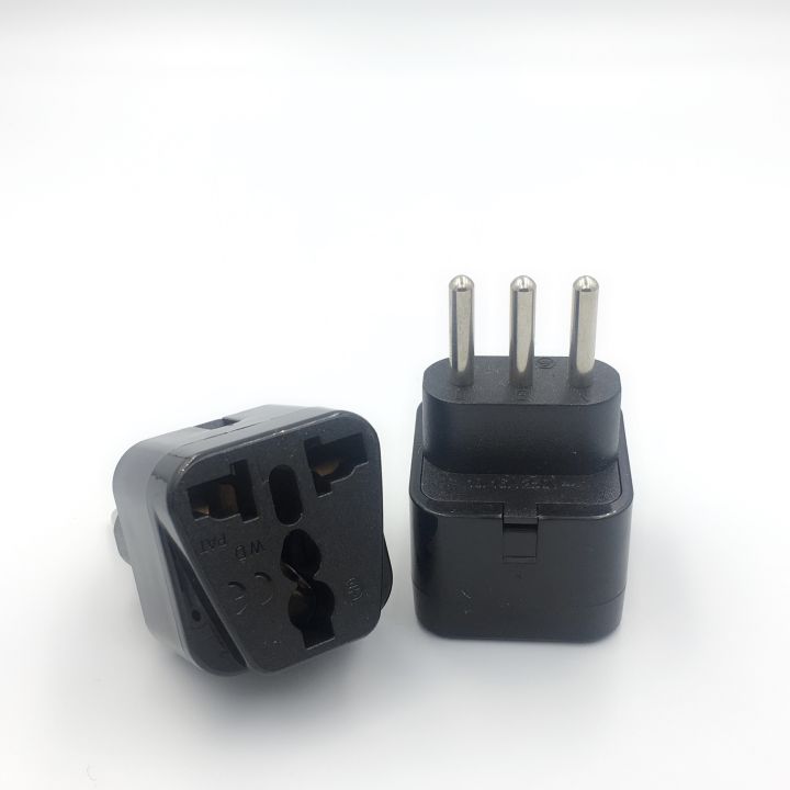 Universal Uk/us/eu/au To Italy Italian 3pin Travel Plug Converter ...