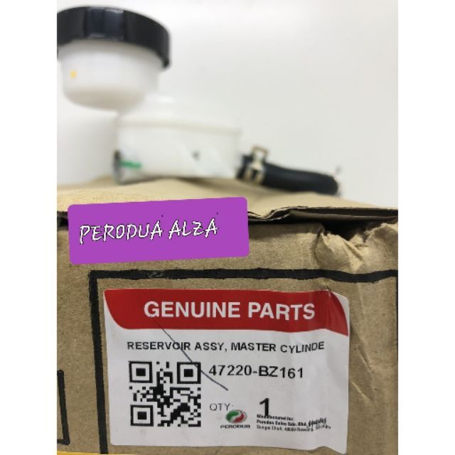 PERODUA ORIGINAL ALZA 1.5 BRAKE MASTER PUMP RESERVOIR 47220-BZ161 | Lazada