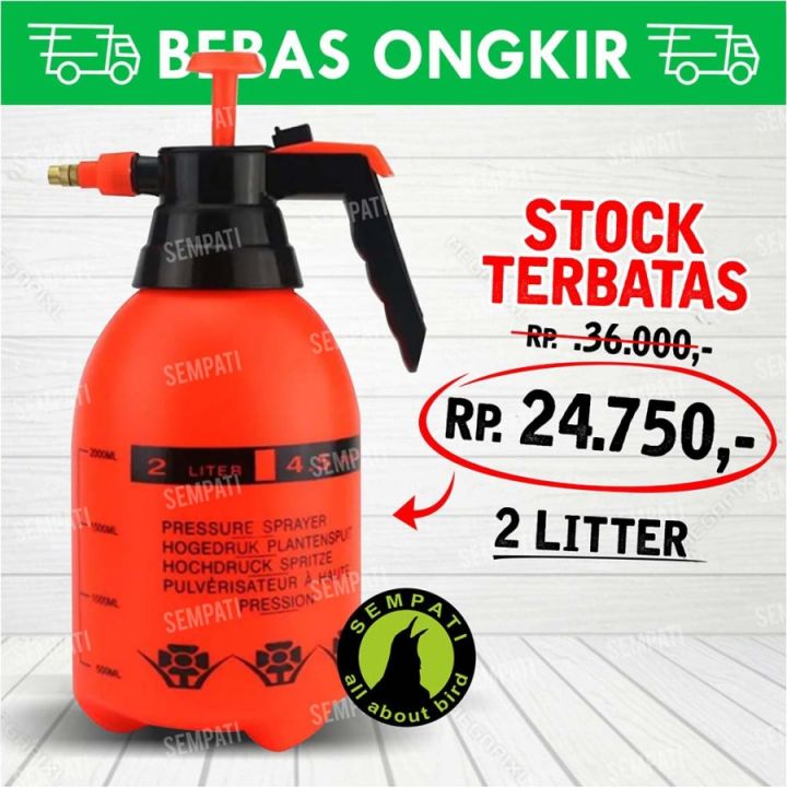 Semprotan Air Burung 2L - Semprotan Disinfektan Air 2 Liter Botol ...