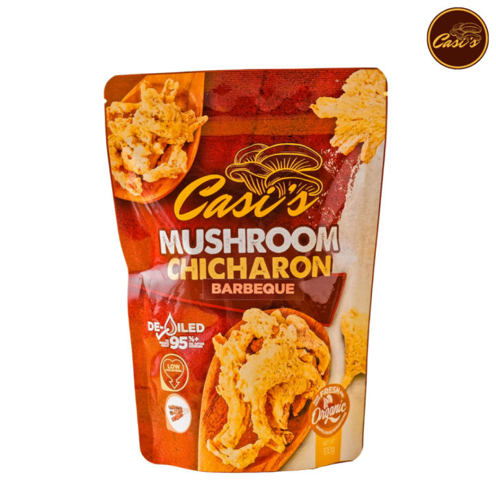 Casi's Mushroom Chicharon (BBQ Flavor) - Crunchy, Irresistible Flavor ...