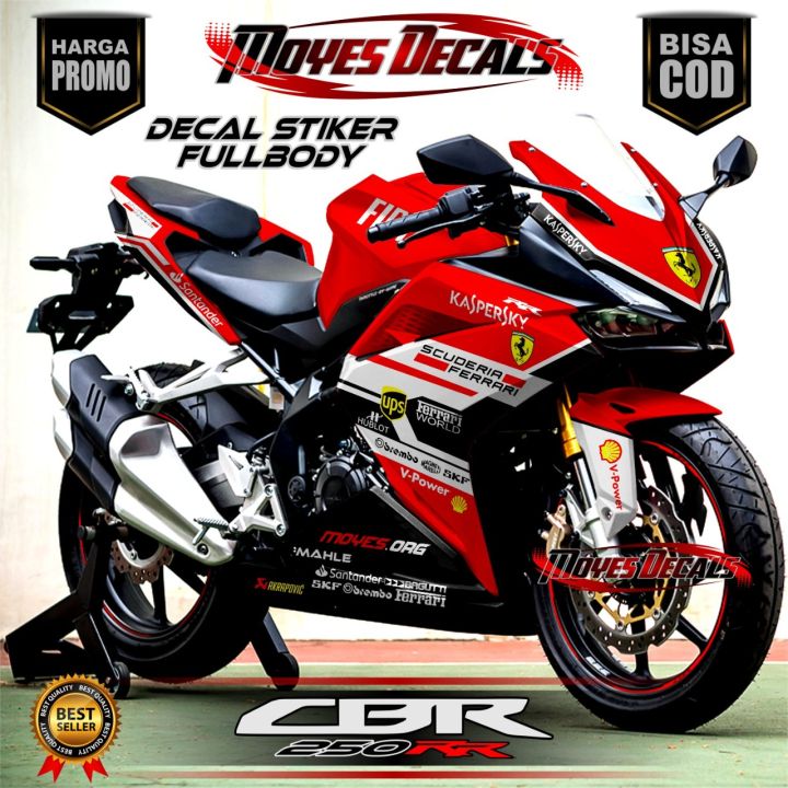⭐⭐⭐⭐⭐PROMO & COD . DECAL CBR 250 RR FULL BODY - DECAL STICKER NEW CBR ...