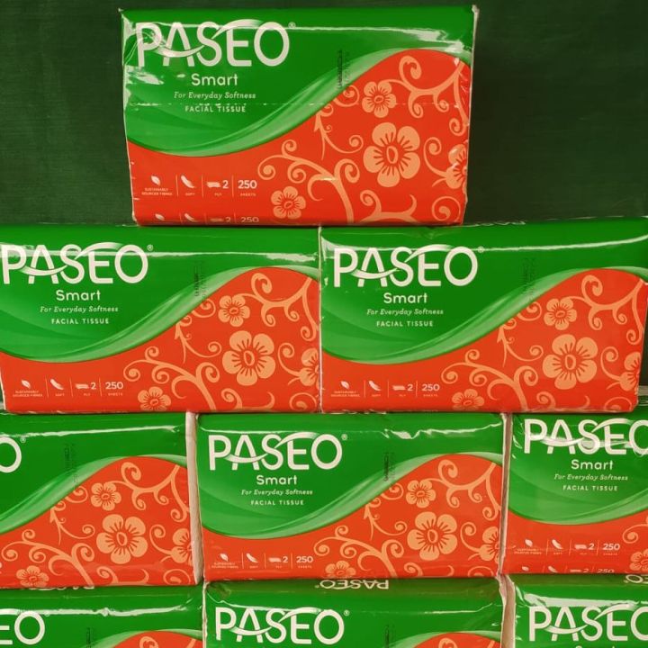 Tisu Paseo Smart 250 sheets Tissue Tisue Paseo Paket 12 Pcs | Lazada ...