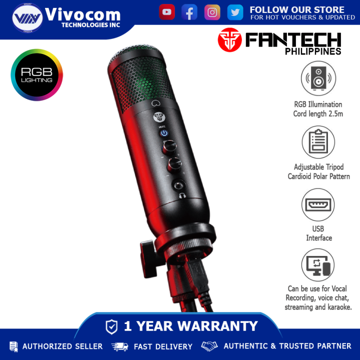 Fantech MCX01 Leviosa Professional Condenser Microphone for videoke ...