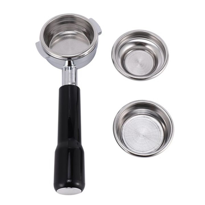 58MM Bottomless Stainless Steel Professional Espresso Coffee ...