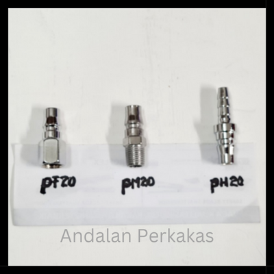 Quick Coupler Sambungan Selang Angin Kompresor SH20 Dan SF20 Set ...