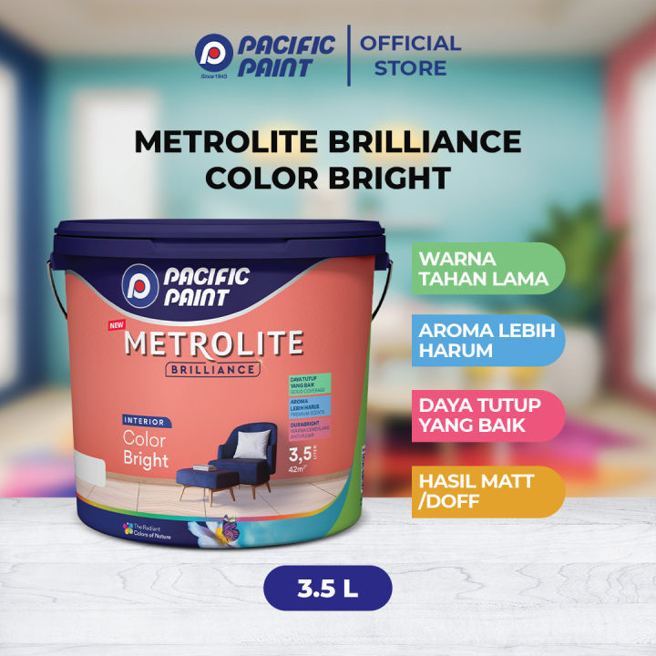 Metrolite Brilliance Color Bright Tinto 3.5 Ltr - I | Lazada Indonesia