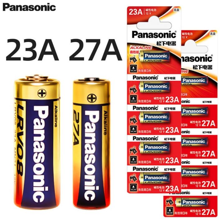 Pin 23A, Pin 27A Panasonic 12V Dùng Cho Remote Xe, Cửa Cuốn, Chuông Cửa (Dạng vỉ 5 Viên) | Lazada.vn