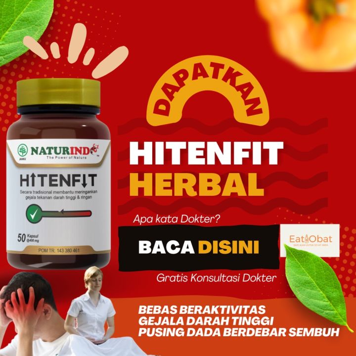 Obat Hipertensi dan Darah Tinggi Paling Ampuh Hitenfit Herbal ...